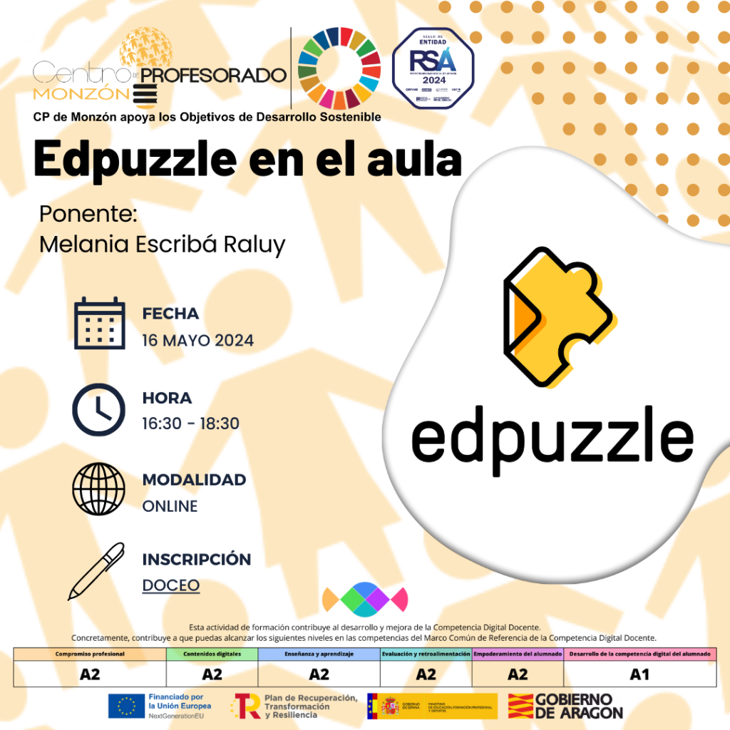 EDPUZZLE EN EL AULA – Centro de Profesorado de Monzón